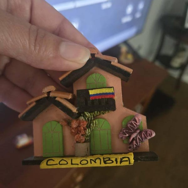 Mapa De Colombia Iman Precolombino/colombian Magnet - Etsy