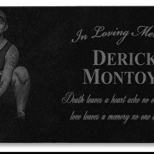 Photo Custom Memorial Stone - in Loving Memory, Personalized Grave ...