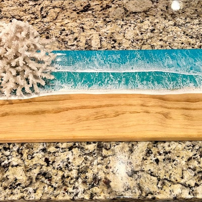 Walnut W/ Turquoise Epoxy River Flight Set Bourbon Flight - Etsy