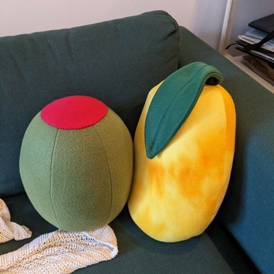 Mango Pillow, Food Pillow, Toy Pillow, 3D Pillow - Etsy