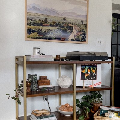 Vintage Marsh Oil Painting Nature Art Print Moody Marsh Painting Rustic ...