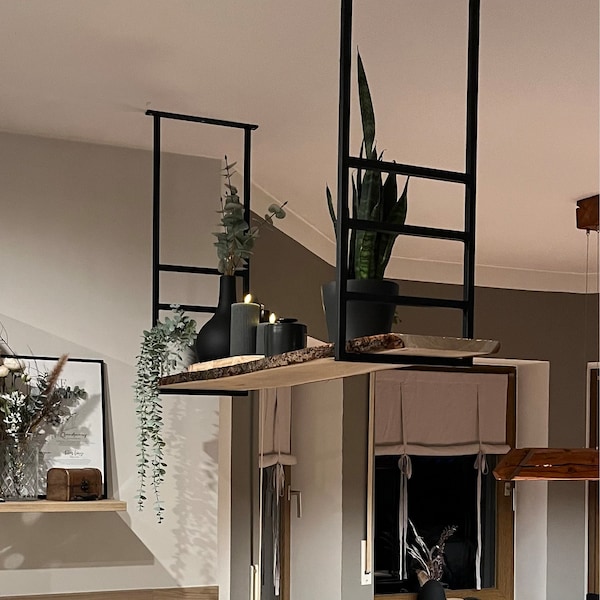 Floating Ceiling Bracket, Hanging Shelf, Any Size to Order. - Etsy