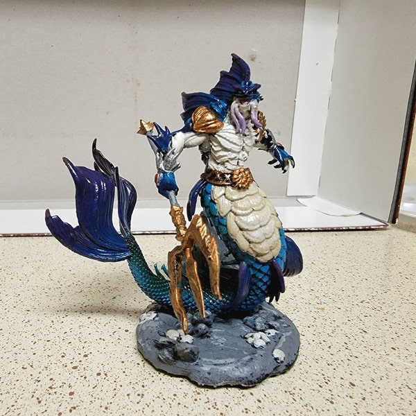 Merrow Sea Adventure Monster | Resin Miniature | Dungeons and Dragons ...