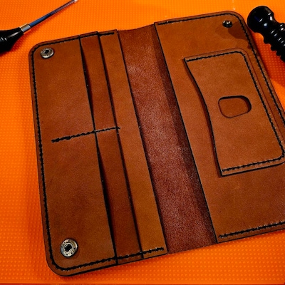 The Trifold Wallet Pattern Pdf, Leather Wallet Template, Cardholder ...