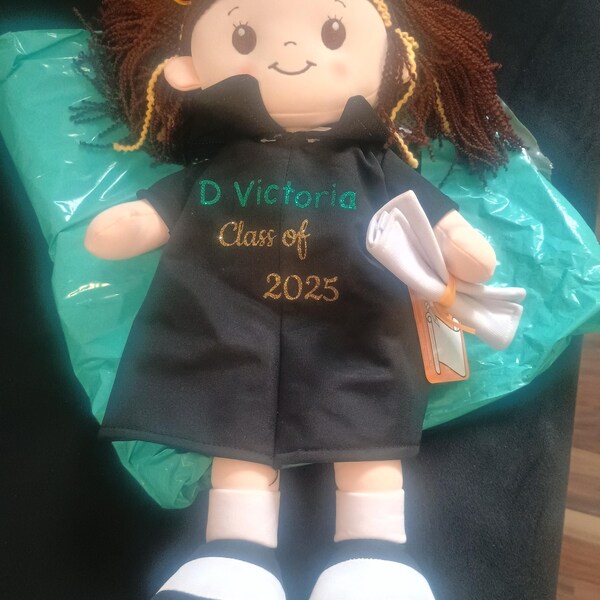2025 Personalized 18” Graduation Doll Babydoll Kindergarten Preschool ...