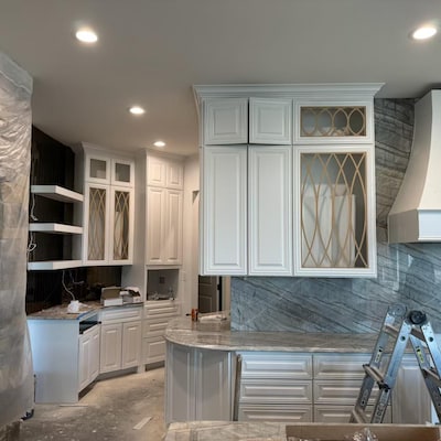 CUSTOM MULLION INSERTS up to 16w X 32h Drop in Kitchen Cabinet Doors ...