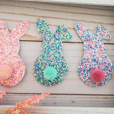 Easter Snap Clip SVG, Bunny Snapclip Template, Bow Center Bow Template ...