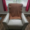 Grey Striped Chenille Upholstery Fabric by the Yard-for Home Decor ...