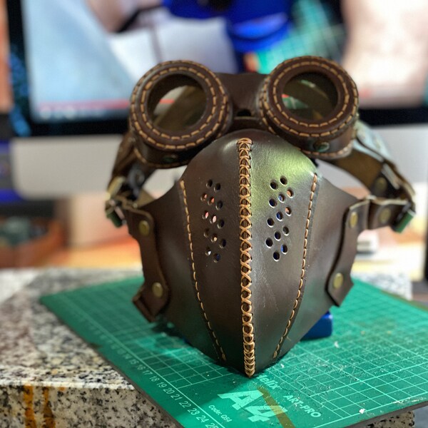 Steampunk Mask Pattern - DIY Mask - Pdf Download - Video Tutorial - Etsy