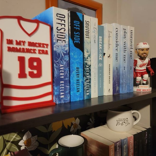Hockey Romance | Sports Romance Sign | Bookish Sign | Bookish Decor ...