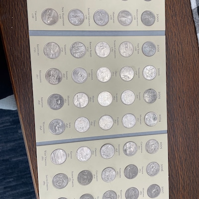 America the Beautiful Quarters Complete Set All 56 Coins - Etsy