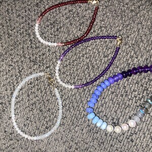 Ruby Necklace, Ruby Triangle Shaped Necklace, Gemstone Bar Necklace ...