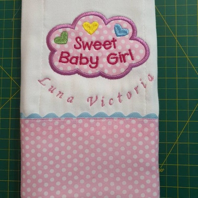 Baby Girl Machine Embroidery Applique Design, Cute Baby Embroidery ...