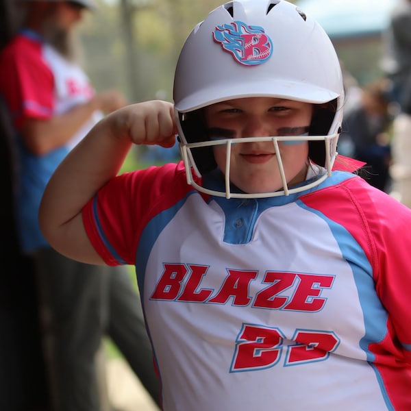 3D Helmet Logos Custom | Moldable Team Logos for Baseball, Softball ...