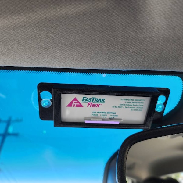 Fastrak Flex Holder for CAV, HOV, & Bridge Toll, Transponder, Tesla ...