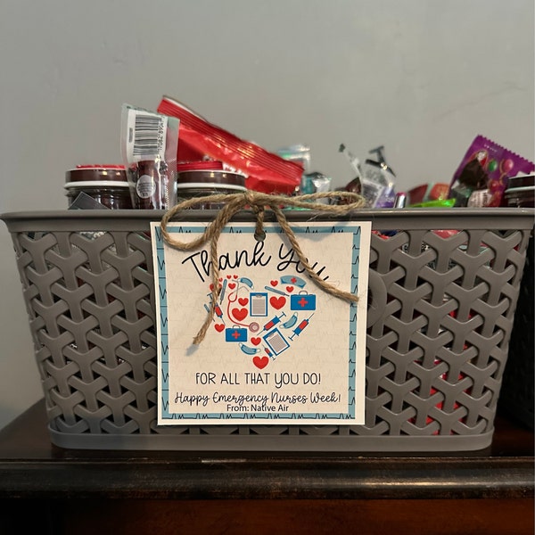 Emergency Nurse Week Appreciation Gift Tag | Emergency Nurse ...