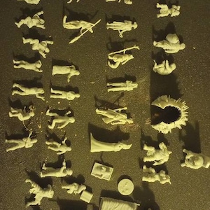 Village Bath Miniature Set for Dnd, Dungeons and Dragons, Spa Scenes ...