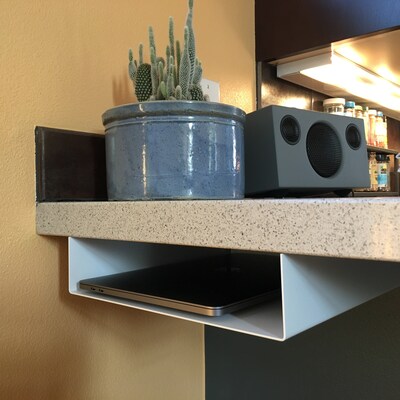 Under Desk Storage Shelf Home Office Desk Organization for Sit Stand ...