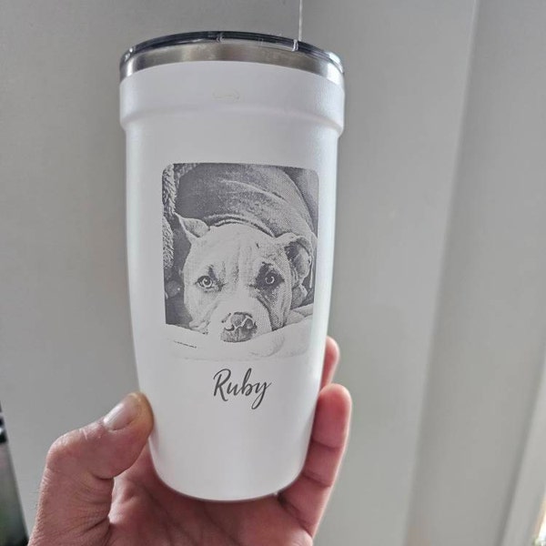 Actual Footprint Engraving Tumbler Baby Footprints Real Handprint Mug ...