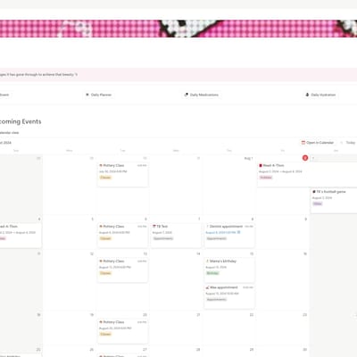 Black Student All-in-one Planner DARK MODE Ultimate Notion Planner ...