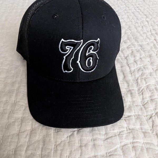 Free Personalization 3D Number Puffed Numbers Embroidered Hat, Fire ...