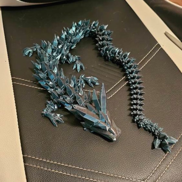 Crystal Dragon Cinderwing3d, STL File for 3D Printing,, STL Print Files ...
