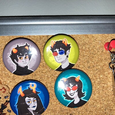 Homestuck 1.25 Inch Pinback Buttons Trolls - Etsy