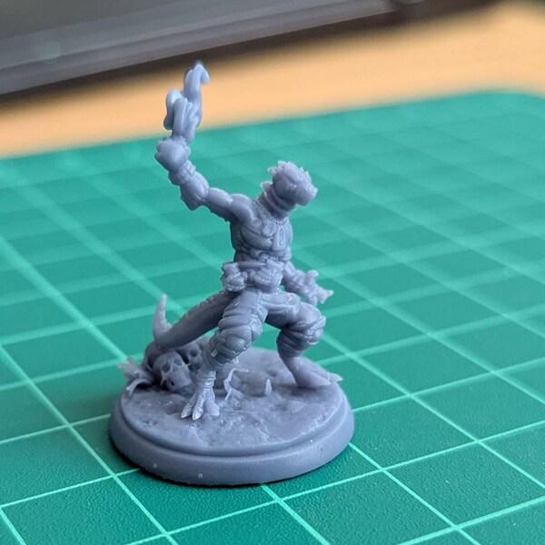 Orc Grozler Hang - Tabletop Dnd Miniature - 28 Mm, 32 Mm With Matching ...