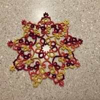 Tatting Pattern small Maple Leaf PDF Instant - Etsy Canada