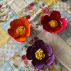 Happy Hibiscus Ceramic Flower and Leaf Tiles - Etsy