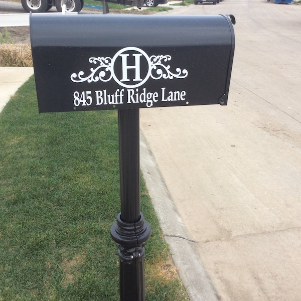 Mailbox Decal, Custom Mailbox Decal, Address Decal, Mailbox Numbers ...