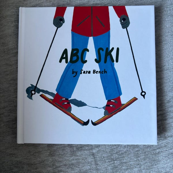 ABC SKI, Children's Alphabet Book, Ski Book - Etsy