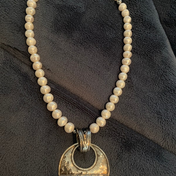 16" Strand 20mm X 7mm Stick Pearls, Beautiful 16" Full Strand of Approx ...