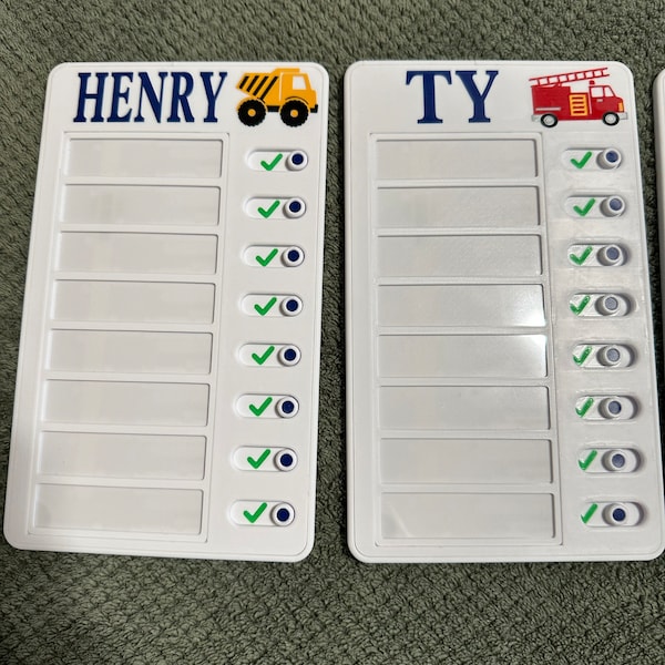 Reward Chore Chart for Kids With Pop-up Token – Customizable & Magnetic ...