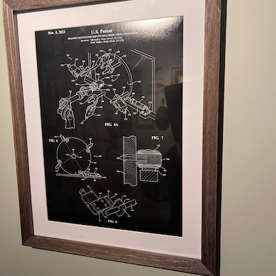 Custom Patent Print Patent Decor Patent Wall Art Patent Poster Historic ...