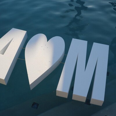 Large GRAD Table Base Foam Letters GRAD Party Decor Party Decorations ...