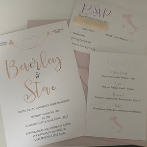 Acrylic Wedding Invitation Modern Wedding Invitation Perspex | Etsy
