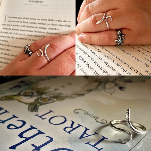 Dainty Snake Ring, Serpent Ring, Reptile Stacking Ring, Ancient Egypt ...
