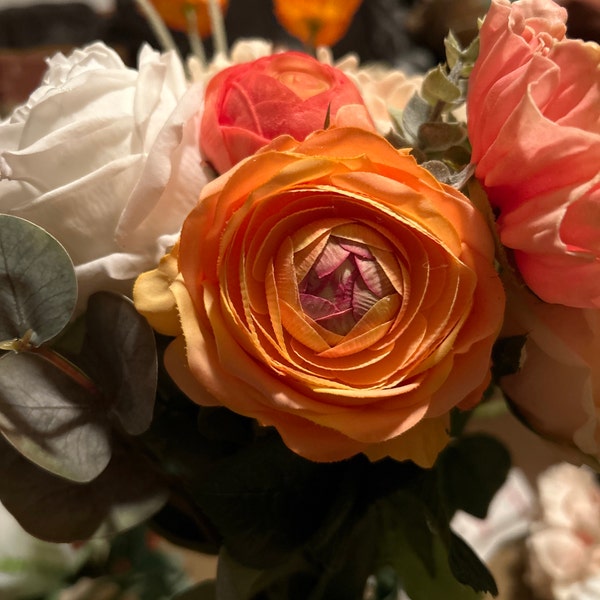 Luxe Faux Ranunculus, Real Touch Ranunculus, Fake Ranunculus, Silk ...