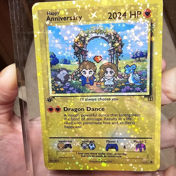 Pokemon Pregnancy Card, Pokemon Gender Reveal, Custom Pokemon Card ...