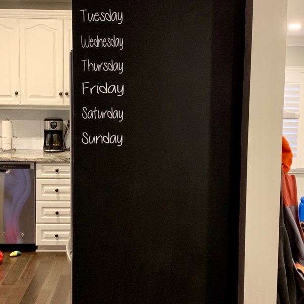 Days of the Week Decals, Week Days Labels, Classroom Decals, Whiteboard ...