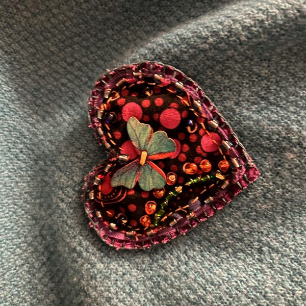 Cute Sewing Themed Fabric Pin - Etsy