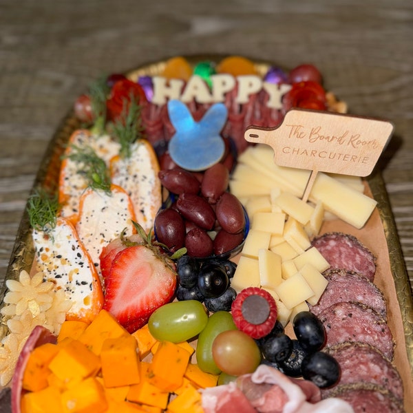 Personalized Food Pick, Custom Wooden Food Pick for Charcuterie Board ...