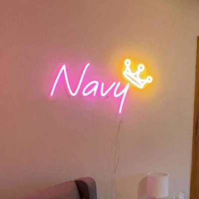 Custom Name Neon Sign for Kids, Neon Name Sign, Nursery Name Sign, Baby ...