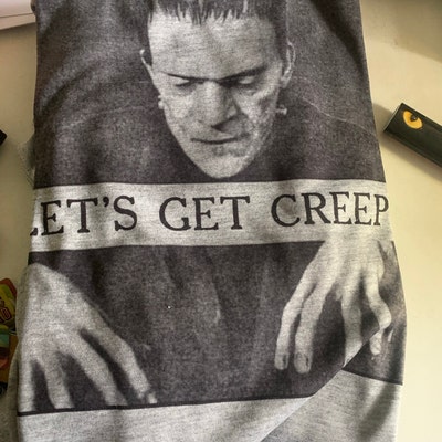 Frankenstein Tee Halloween Shirt, Funny Creep Tee Shirt, Halloween ...
