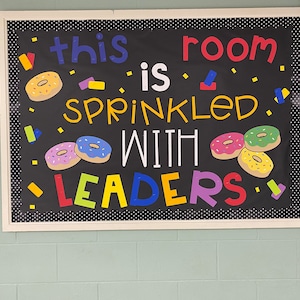 DONUT KINDNESS DECOR Sprinkle Kindness-bulletin Board Kit-door ...