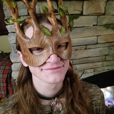 TREE MASK, Spring Dryad, Hama Driad, Mother Nature Mask,cosplay Dr Who ...