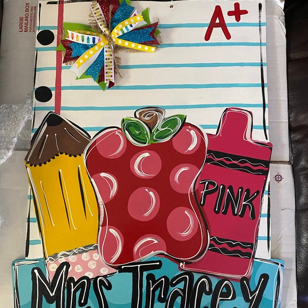 Back to School Classroom Decor | Teacher Door Hanger | Welcome to Class ...