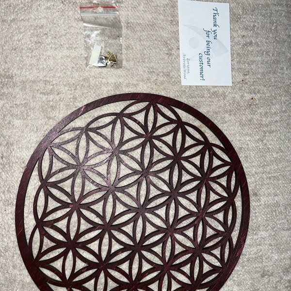 Sri Yantra Wood Wall Decor, Meditation Wall Art, Large Shri Yantra Wall ...