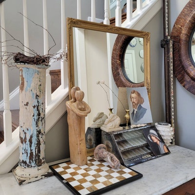 Vintage PAT CUSTER DENISON Art Pottery Plate Abstract fat Dove Signed ...